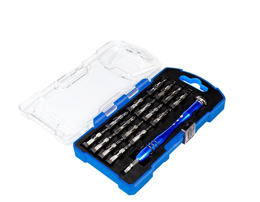 LogiLink Screwdriver set with attachable bits, 18 pieces ...