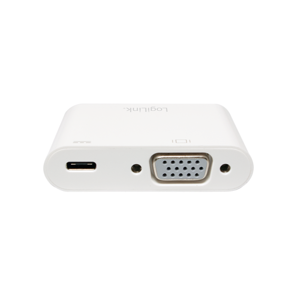 USB 3.2 Gen 1x1, USB-C to VGA adapter with PD - TILBEHØR - INphone.dk