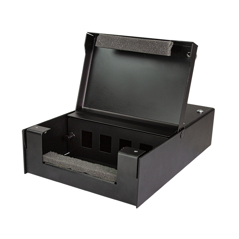 Consolidation point box 4-port, black - TILBEHØR - INphone.dk