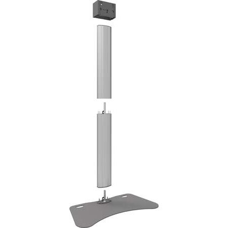 Fully divisible stand for flat panels up to 90 inch, 85 kg, single ...